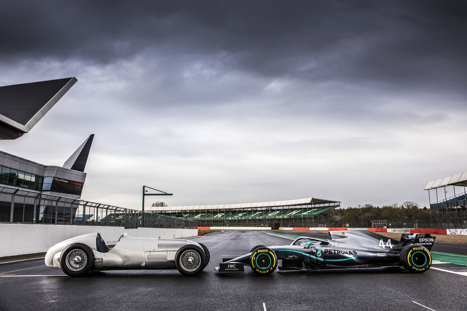 Mercedes unveil special white & silver livery for the German GP ...